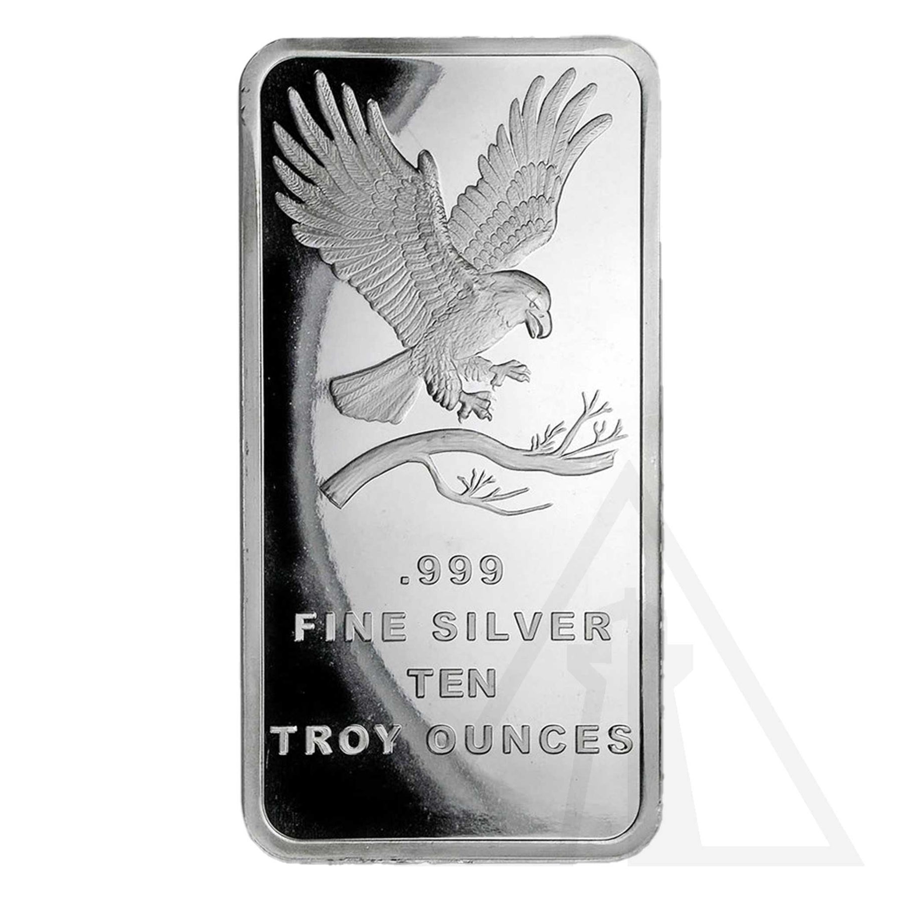 10 Oz Silvertowne Mint Eagle Silver Bar