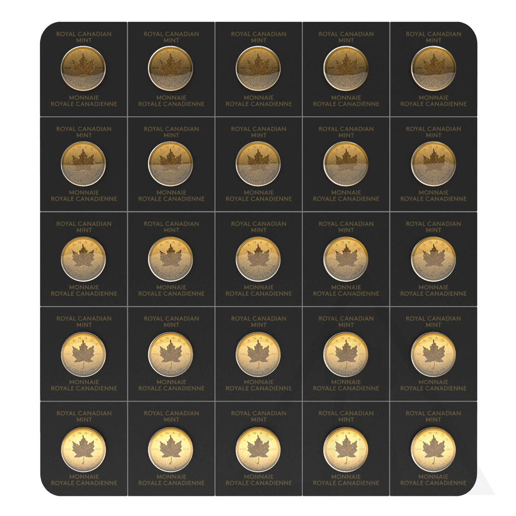 1 gram Gold Maple Coin (25 pack) - 2025