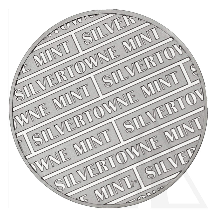 1 Oz Silvertowne Mint Mighty Eagle Silver Round